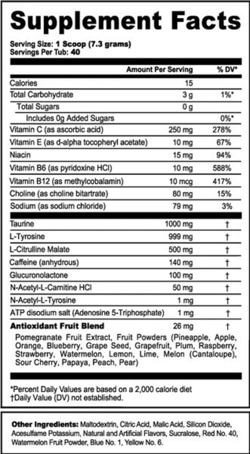 G Fuel Bendy's Demon Ink Tub (40 Servings) – Nutritionwholesalers.com ...