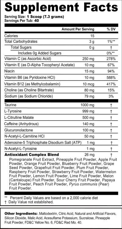 G Fuel KARNAGE POG Juice Tub (40 Servings) – Nutritionwholesalers.com ...