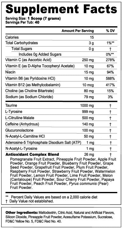 G Fuel Spiced Orange Energy Formula Tub (40 Servings ...