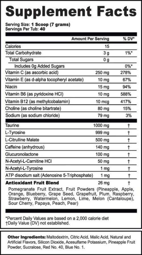 G Fuel FAZEBERRY® Remastered Berry Bomb Tub (40 Servings ...