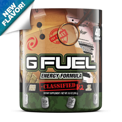 G Fuel Classified V2 Tub (40 Servings) – Nutritionwholesalers.com ...
